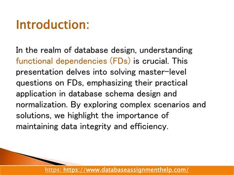 Mastering Functional Dependencies In Database Management Ppt