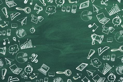 녹색 칠판에 손으로 그린 사회적 아이콘과 사회적 영향과 교육 개념 0명에 대한 스톡 사진 및 기타 이미지 0명 3차원 형태 개념 Istock