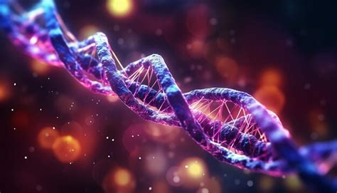 Premium Photo Abstract Spiral Of Molecular Structures In High Scale Magnification Generated By Ai