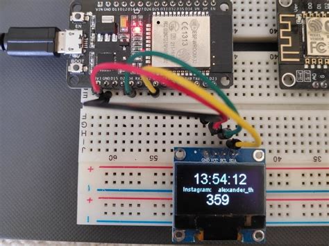Check This Out Instagram Followers Counter With Esp32 And Oled Display