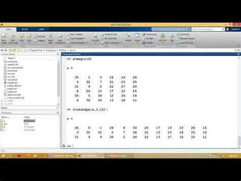 Matrix Operations In MATLAB YouTube