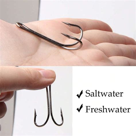 Fishhooks Double Fishing Hooks Frog Hooks Fly Tying Fishing Hooks Sharp