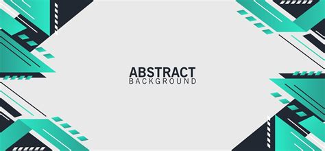 Banner Abstract Modern Technology Green Gradient Geometric Shapes Design Background Wallpaper