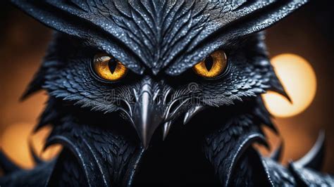 The Demon Is Looking At You With Evil Eyes Stock Illustration Illustration Of Close Shadow