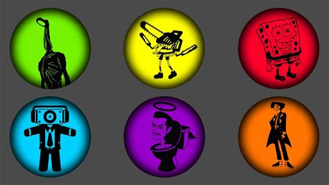 Siren Head Skibidi Toilet Otamatone Chainsaw Man Light Head