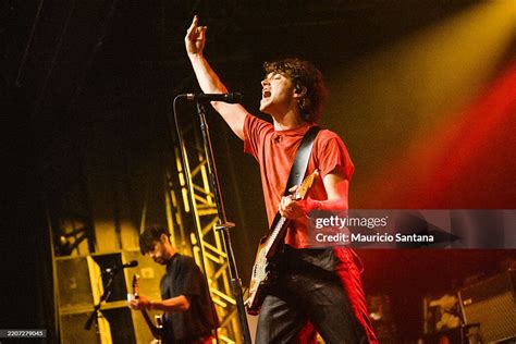 Elijah Hewson Of Inhaler Performs Live On Stage At Audio Club On