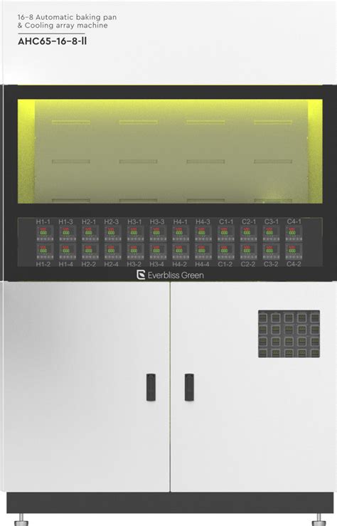16 8 Automatic Baking Pan Cooling Array Machine Everbliss Green