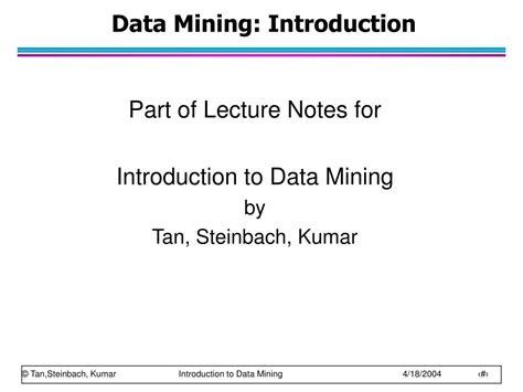 PPT Data Mining Introduction PowerPoint Presentation Free Download ID 5352619