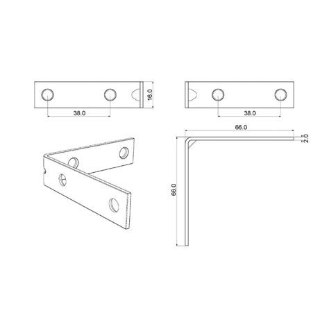 Builders Hardware 2 1 2 X 5 8 Corner Braces Home Hardware