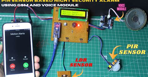 PIR And LDR Based Night Security System