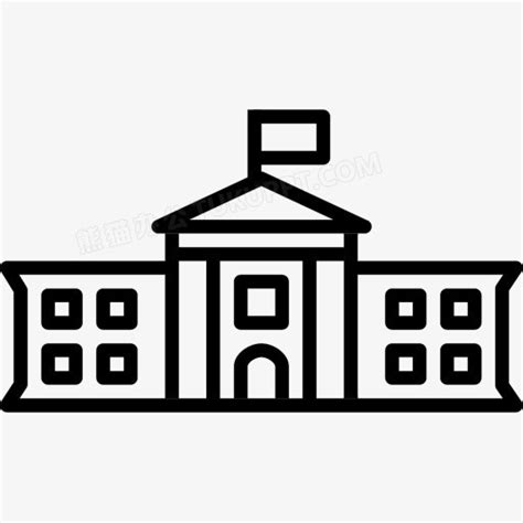 白宫图标png图片素材下载 白宫png 熊猫办公