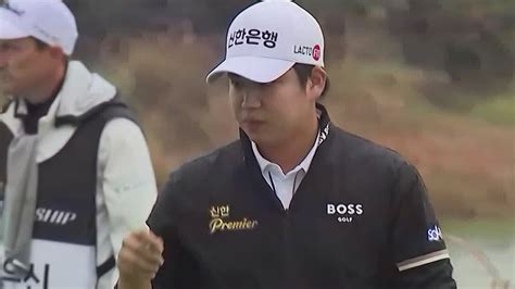우승 경쟁 적신호 15번 홀에서 2타를 잃은 장유빈 Kpga 투어챔피언십 Fr 네이버 Tv