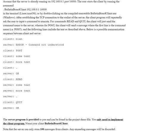 Solved In This Project You Will Need To Implement The