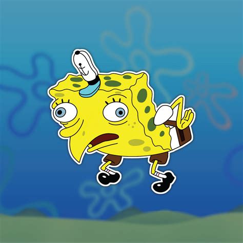 Spongebob Drinking Water