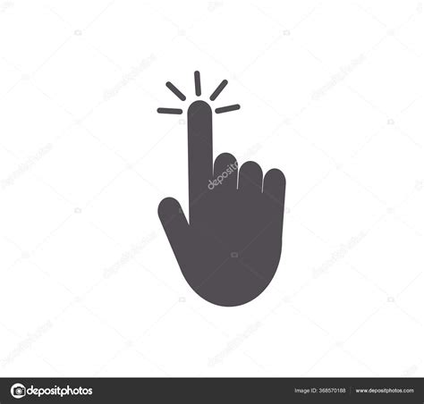 Smooth Hand Cursor Icon