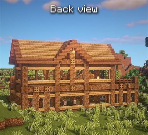Minecraft Wooden House In The Forest