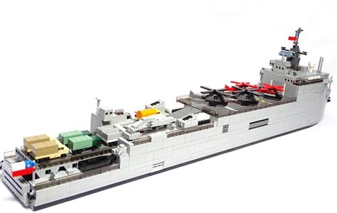Lsdh 91 “sargento Aldea” Foudre Class Landing Platform Dock Lego Model