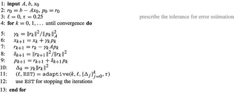 conjugate gradients for ax b documentclass[12pt]{minimal} download