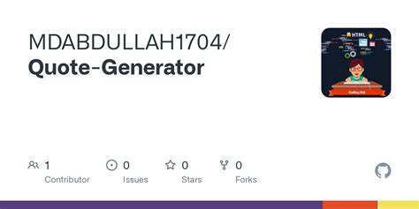 Github Mdabdullah1704quote Generator