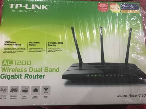 TP LINK AC Wireless Dual Band Gigabit Router Archer C Unifi Set Computers Tech Parts