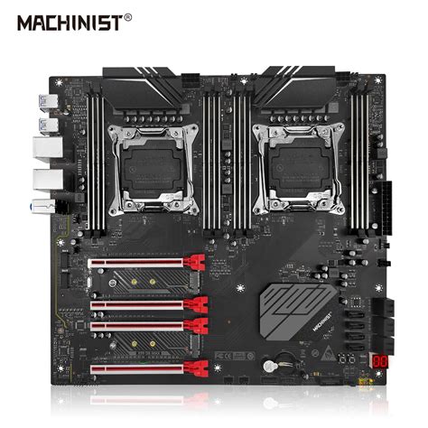 Machinist X99 듀얼 Cpu 마더보드 듀얼 제온 프로세서 및 듀얼 M 2 슬롯 8 Ddr4 Ram X99 D8 Max
