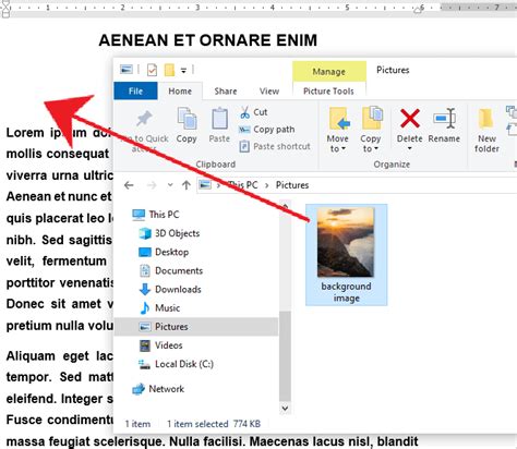 How To Add Background Image In MS Word OfficeBeginner