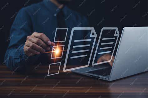 Premium Photo Paperless Document Management Concept Erp Software For