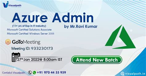Visualpath We Are Starting A New Batch On Azure Admin By