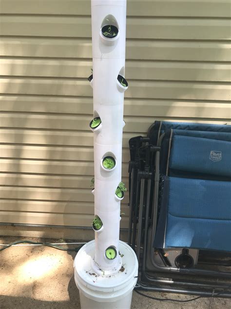 🪴 Modular Hydroponic Tower Planter・ Stl File For 3d Printing・cults