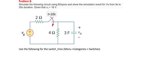 Solved Problem Simulate The Following Circuit Using Chegg