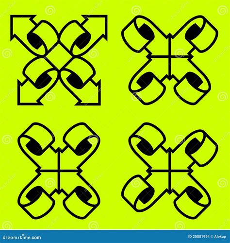 Design Elements Of Navigation Arrows Stock Vector Illustration Of