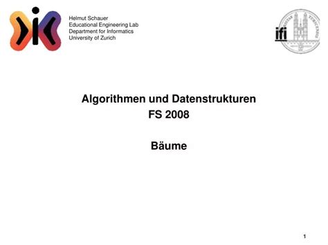 Ppt Algorithmen Und Datenstrukturen Fs 2008 Bäume Powerpoint Presentation Id6773442