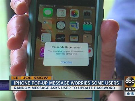 Iphone Passcode Pop Up Looks Suspicious