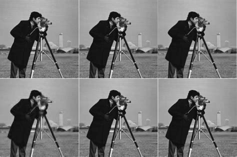 The Reconstruction Quality Comparison Of Image Cameraman In The Case Of
