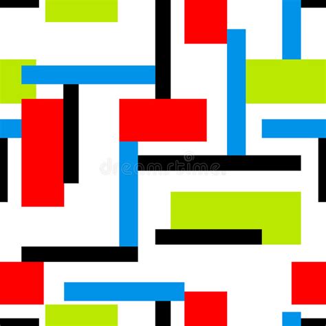 Abstract Vibrant Colorful Seamless Pattern Stock Vector Illustration Of Abstract Repeating