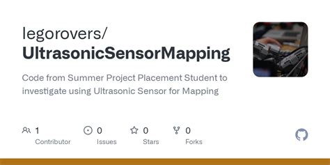 GitHub Legorovers UltrasonicSensorMapping Code From Summer Project Placement Student To