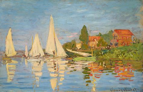 Regatta At Argenteuil 1872 Claude Monet