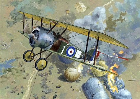 Sopwith Camel F1 William Barker By Taras Shtyk Aircraft Art