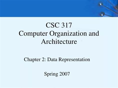 Ppt Csc 317 Computer Organization And Architecture Powerpoint Presentation Id494943