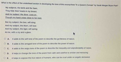 Solved What Is The Effect Of The Underlined Section In Developing The