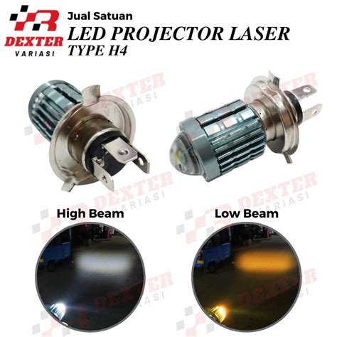 Jual Lampu Led Laser H Projector Motor Lampu Projektor Mobil Shopee Indonesia
