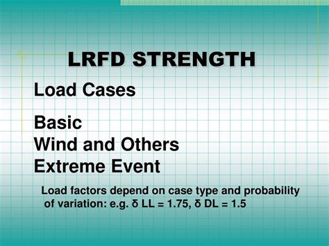 PPT LRFD PowerPoint Presentation Free Download ID 5392290