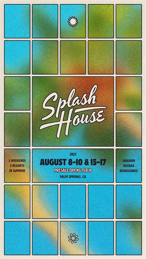 Splash House 2026 Event Details And Schedule