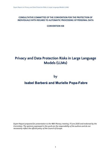 Privacy And Data Protection Risks In Large Language Models Llms