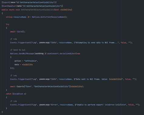 C Development And Exports Discussion Cfx Re Community