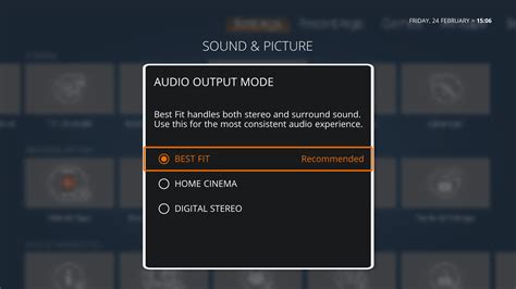 Can I Change The Audio Output Mode Netgem Support