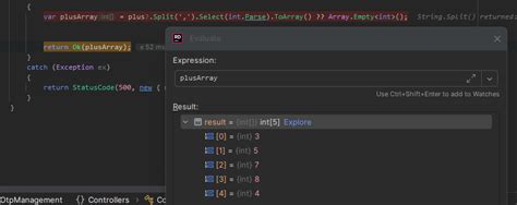 c asp core 8 web api pass in an int array to controller method