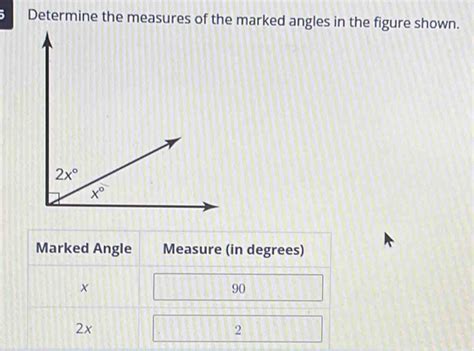 Solved 5 Determine The Measures Of The Marked Angles In The Figure