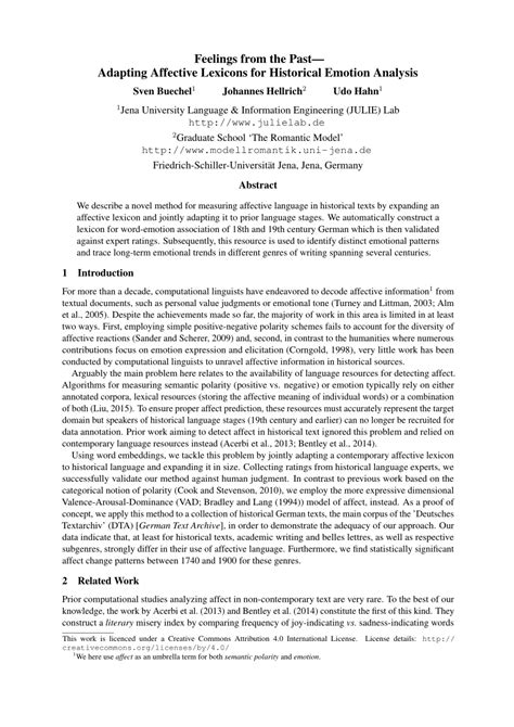 pdf feelings from the past—adapting affective lexicons for historical