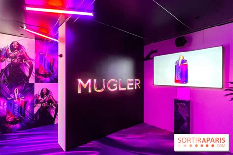 Mugler installe un pop up sensoriel immersif avec des animations gratuites à Paris dernier